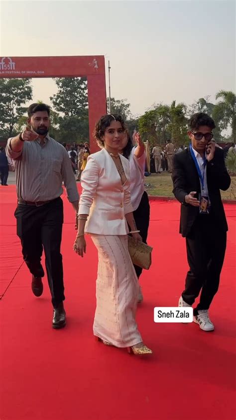 Snehkumar Zala Beautiful Sanyamalhotra Gets Clicked As She Arrives