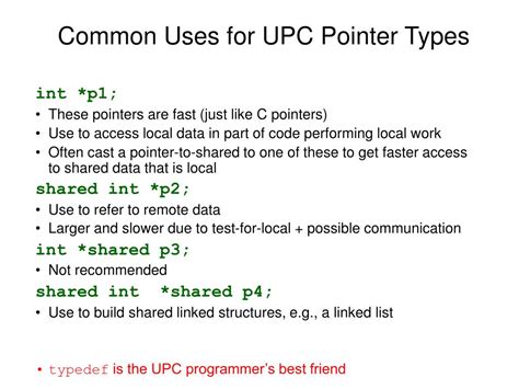 Ppt Unified Parallel C Upc Powerpoint Presentation Free Download Id4502278