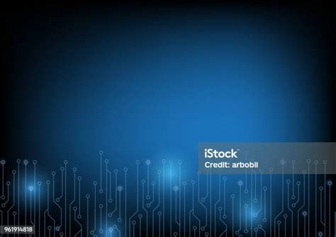추상적인 기술 개념 배경 벡터 일러스트 Cpu에 대한 스톡 벡터 아트 및 기타 이미지 Cpu 개념 공학 Istock