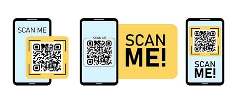 스마트폰 화면의 Qr 코드와 스캔 텍스트 결제용 Qr코드 전자지갑 웹 모바일앱 Ui Ux 디자인 요소 스마트폰용 바코드 스캔
