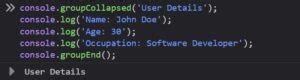 Javascript Console Methods Methods For Effective Debugging