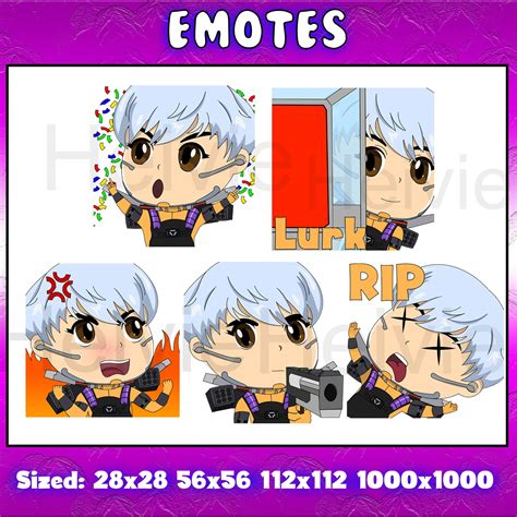 Apex Legends Valkyrie Chibbi Emotes For Twitch Youtube Discord Etc