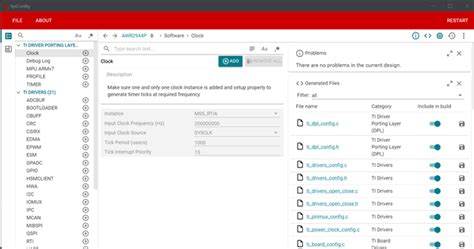 Awr2944p Cannot Use Sysconfig As Usual With Awr2944p Sensors Forum Sensors Ti E2e Support