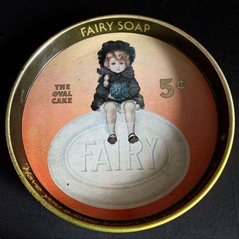 Fairy Soap Accents Vintage Fairy Soap Advertisement Round Tray