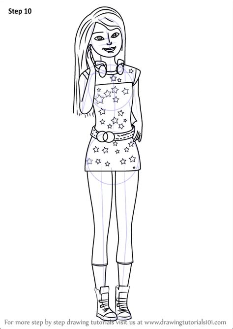 How To Draw Skipper From Barbie Life In The Dreamhouse Barbie Life In