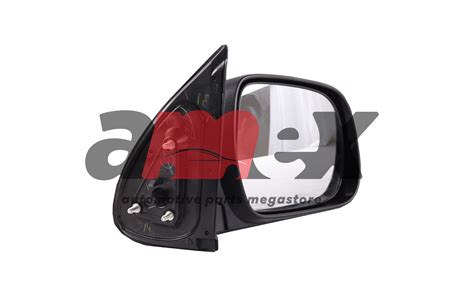 Side Mirror Assy Toyota Hilux Vigo Kun15 Kun25 Genuine Black Manual Rh