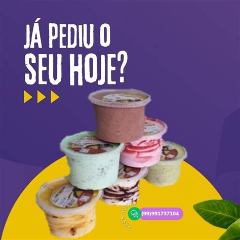 Sorvete No Pote Delirante Sorvete Caseiro Potes De Sorvete Sorvete
