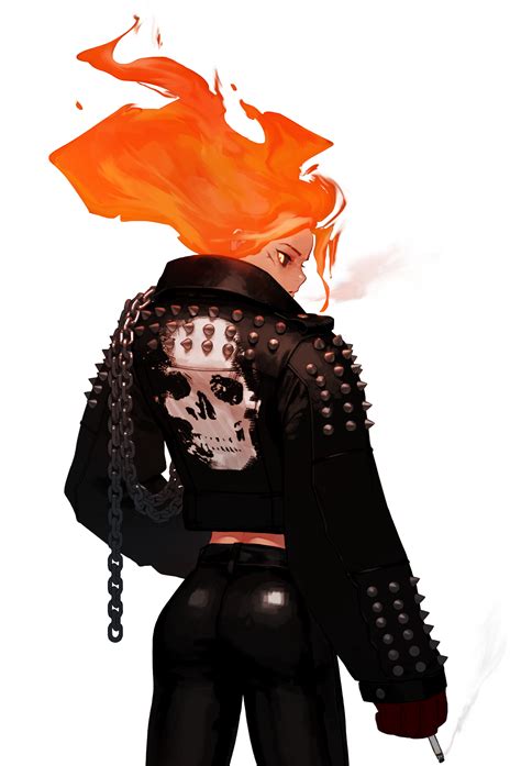 Ghost Rider Marvel And More Drawn By Dgk Danbooru