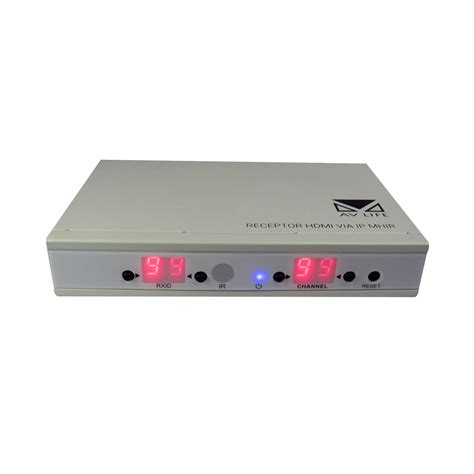 Extensor HDMI Via IP Receptor IPMHIR RX Grupo Discabos