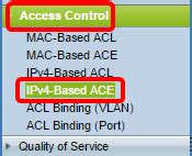 Configure IPv4 Based Access Control List ACL And Access Control Entry ACE On A Switch Cisco
