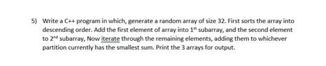 Solved Write A C Program In Which Generate A Random Chegg