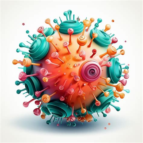 Premium Ai Image Abstract Image Of A Virus