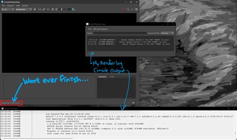 Solved Endless Waiting For Renderer To Start Initializing The Render