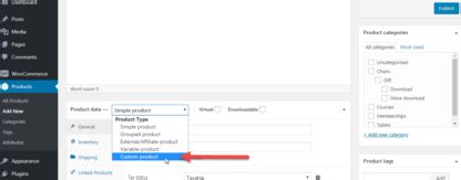 WooCommerce How To Create A Custom Product Type Simple Variable Etc