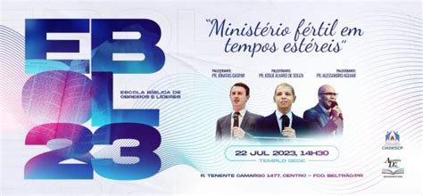 EBOL ESCOLA BÍBLICA DE OBREIROS E LÍDERES 2023 em Francisco Beltrão
