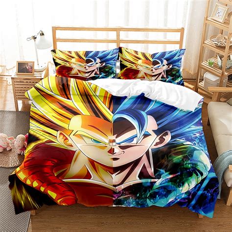 New Dragon Ball Z Bedding Bed Set Twin Full Queen King Size Goku Saiyan