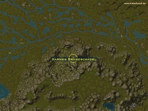 Garneg Brandschädel Monster Map And Guide Freier Bund World Of