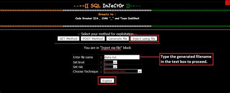Sqlinjector Version 2 By Incredible Start With Linux Mannu Linux