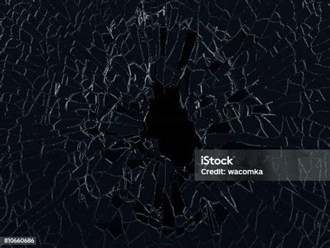 3d 렌더링 3d 그림 폭발 깨진 유리 총알 구멍 파괴 추상 깨지는 유리 배경 3차원 형태에 대한 스톡 사진 및 기타 이미지 3차원 형태 개념 검은색 Istock