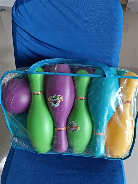 Toy Bowling Set Hobbies And Toys Toys And Games On Carousell