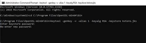 Create Keystore Certificate And Export Public Key Knowledge Base
