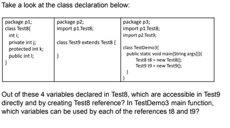 Answered Take A Look At The Class Declaration Bartleby