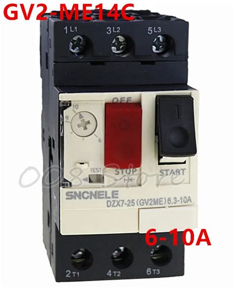 Gv2 Me14c 6 10a Motor Circuit Breaker Gv2 Me14c 6 10a Motor Protection