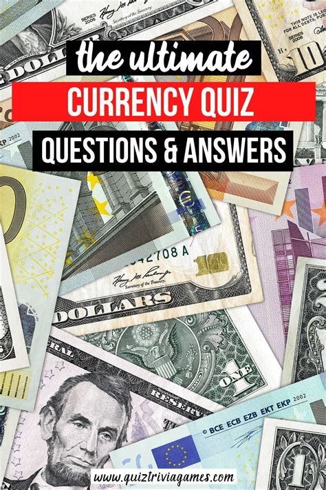 Ultimate Currency Quiz 60 Questions Answers Picture Quiz Quiz