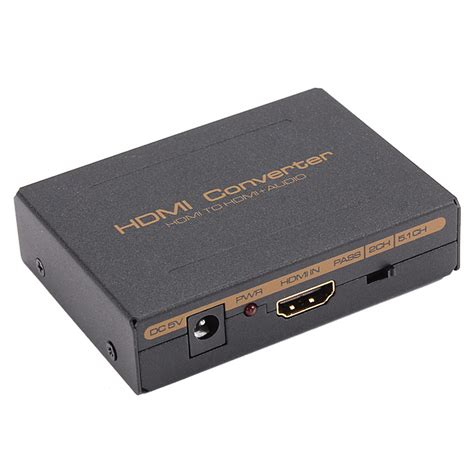 1080P HDMI Input To HDMI SPDIF R L Audio Decoder Output Converter