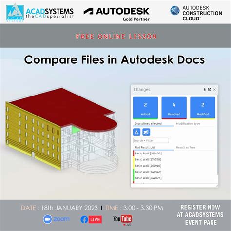 Compare Files In Autodesk Docs Acad Systems Autodesk Gold Partner