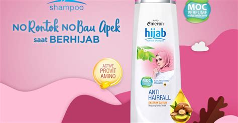 Rambut Berhijab Bebas Rontok Dan Bau Apek Dengan Emeron Hijab Shampoo