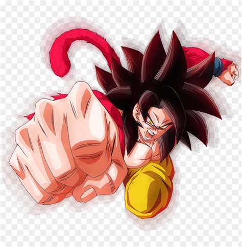 Full Power Ssj4 Goku Dokkan Battle PNG Image With Transparent