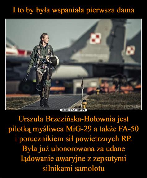 I to by była wspaniała pierwsza dama Urszula Brzezińska Hołownia jest