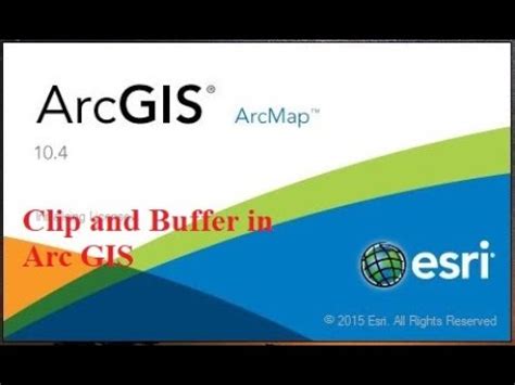 How To Do Clip And Buffer In Arc GIS Clip Buffer And Multiple Ring Muffer YouTube