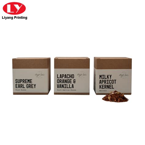 슬리브가있는 크래프트 종이 차 포장 상자 의 고품질 슬리브가있는 크래프트 종이 차 포장 상자