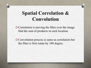 Spatial Filtering In Image Processing Ppt