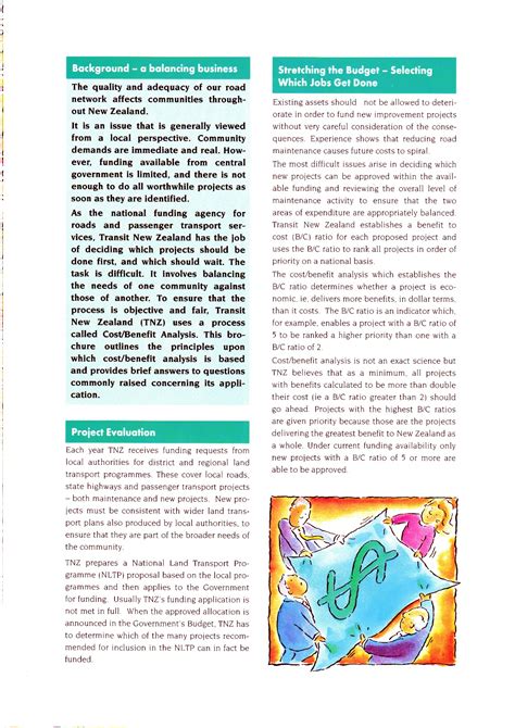 New Zealand Road History Transit New Zealand Project Evaluation System