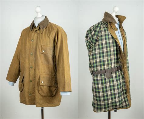 Mens Vintage Barbour Solway Zipper Wax Cotton Olive Jacket Size C CM Etsy UK