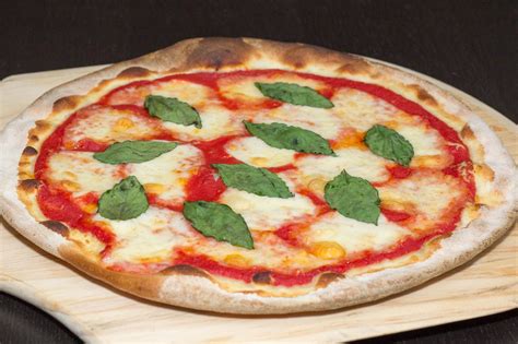 Home Made Pizza Margherita Recipe In Comments Cooking