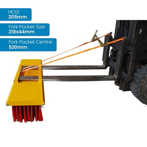 Forklift Sweeper Attachment Troden Equipment