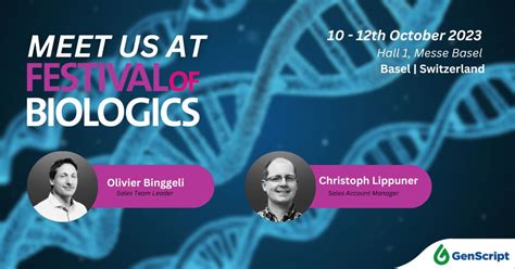Genscript Europe On Linkedin Festivalofbiologics Genscript