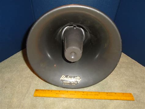 vintage 25 watt horn speaker ltv university mid century speaker etsy