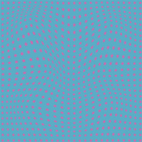 Simple Abstract Seamlees Popart Pink Color Small Wavy Distort Pattern