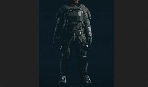 Black Bounty Hunter Spacesuit Starfield Mod Download