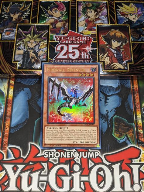 Yu Gi Oh Firewall Defenser Cyac En001 Cyberstorm Access Fabricating