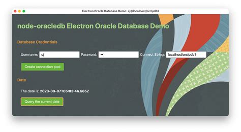 Desktop Applications With Node Oracledb And Electron By Christopher