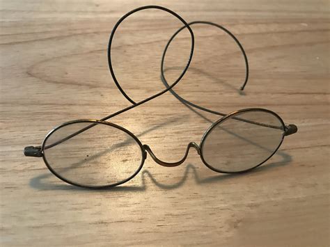 Antique Wire Framed Glasses Etsy Wire Frame Glasses Glasses Wire
