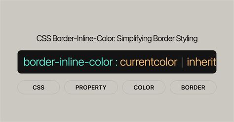 Css Border Inline Color Simplifying Border Styling