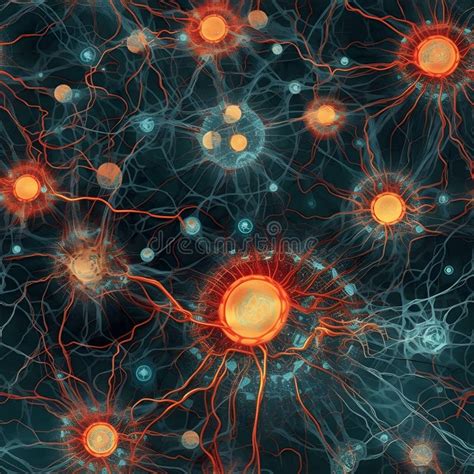 Connection Neuron Network Matrix Stock Illustration Illustration Of