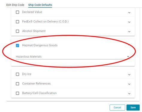 FedEx Hazmat Dangerous Goods